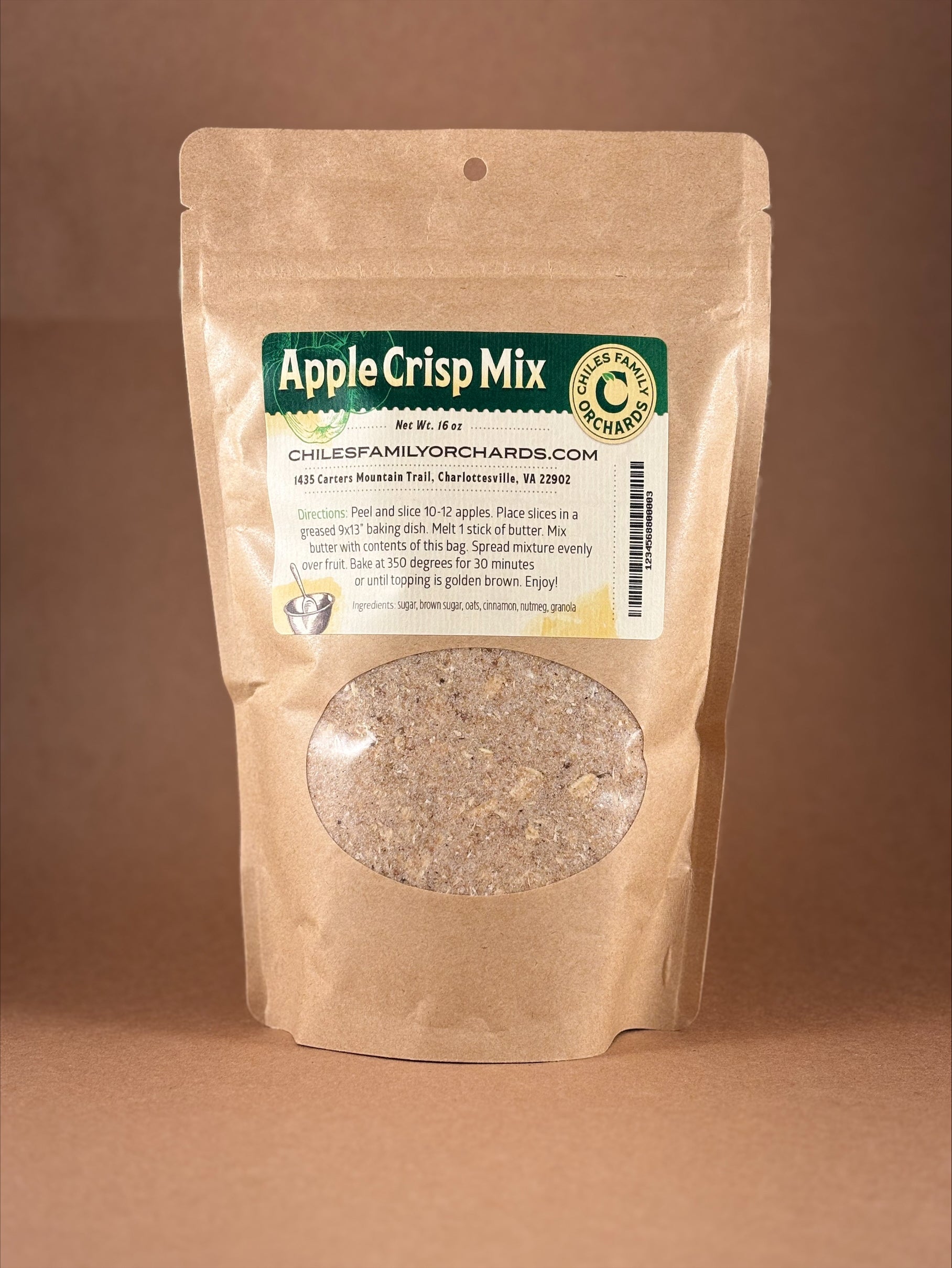 Apple Crisp Mix – Chiles Family Orchards Online Store